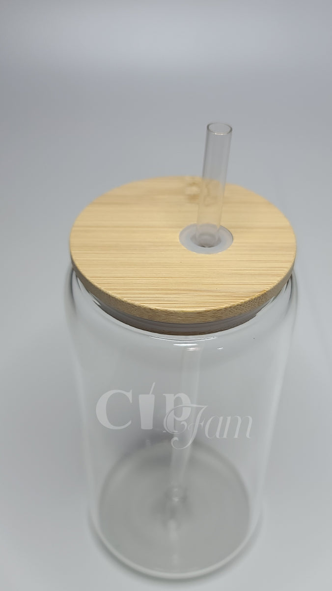 16oz Clear Sub. Glass Can – Cupfam
