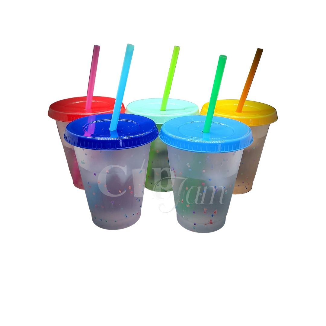 16oz Confetti Cold cup – Cupfam